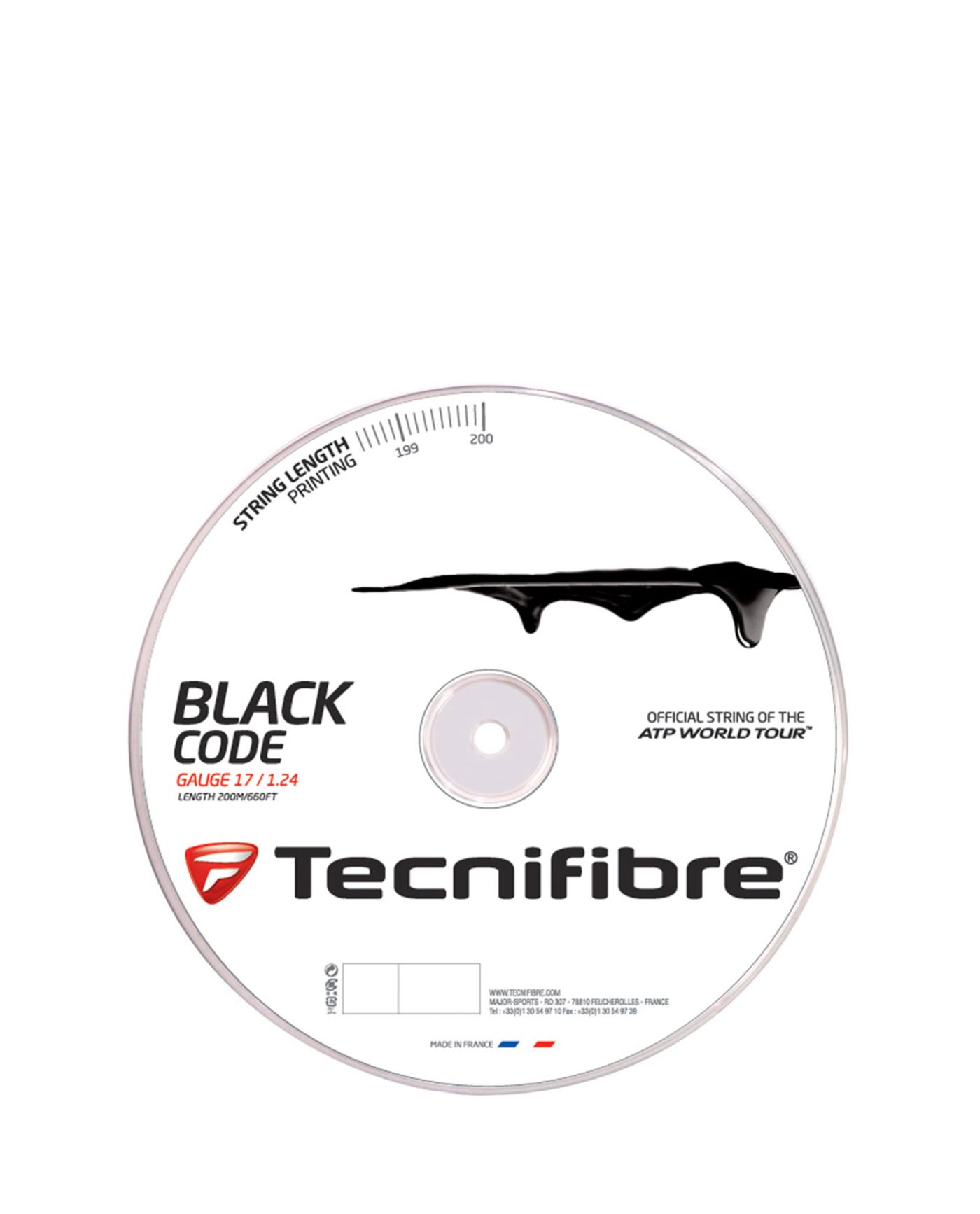 Tecnifibre Black Code 200m – Tenis & Padle Trgovina