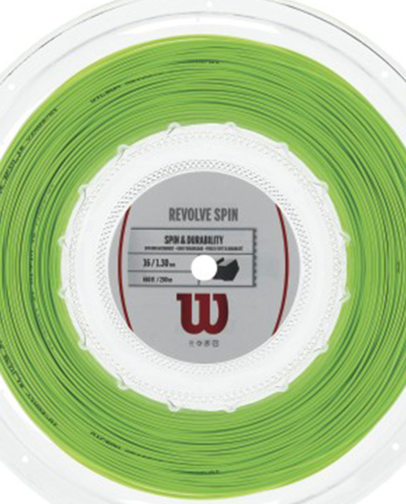 Wilson Revolve Spin 200m Green • Igraj Tenis